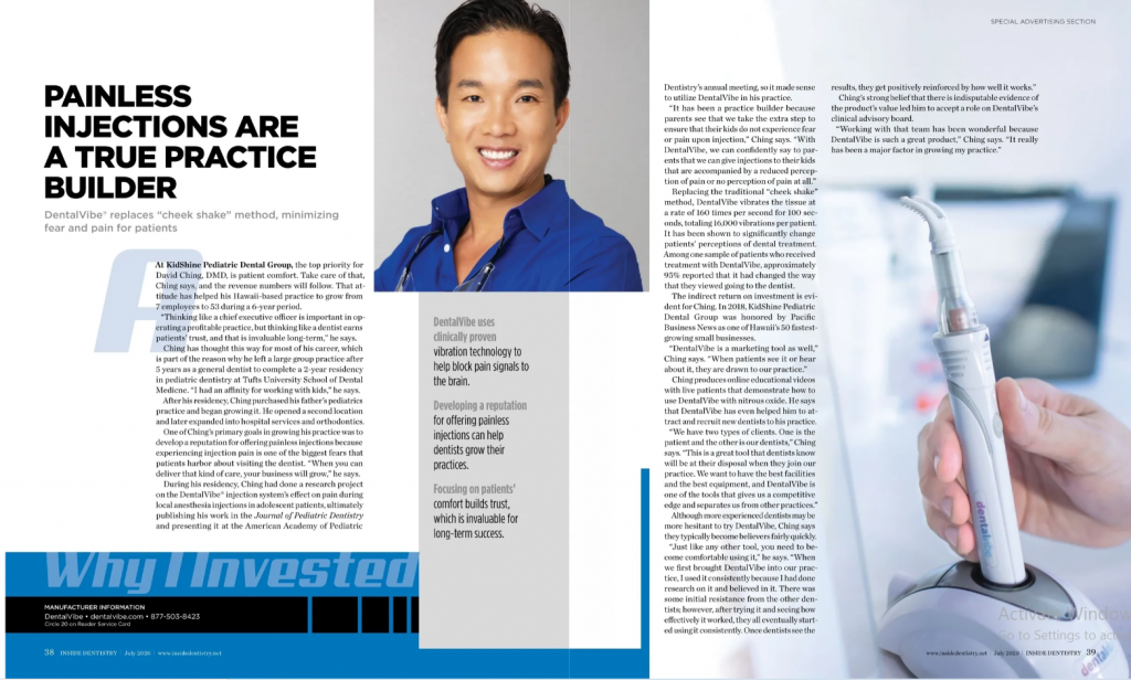 Why I Invested article featuring Dr. Ching - Find A Dentist ...